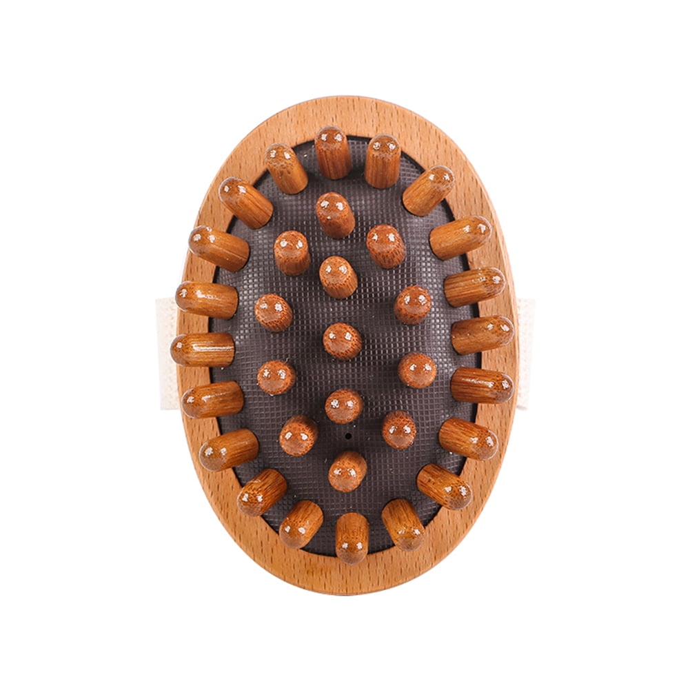 Body Anti Cellulite Brush Soothing Wooden Essential Oil Spa-Air Cushion ...