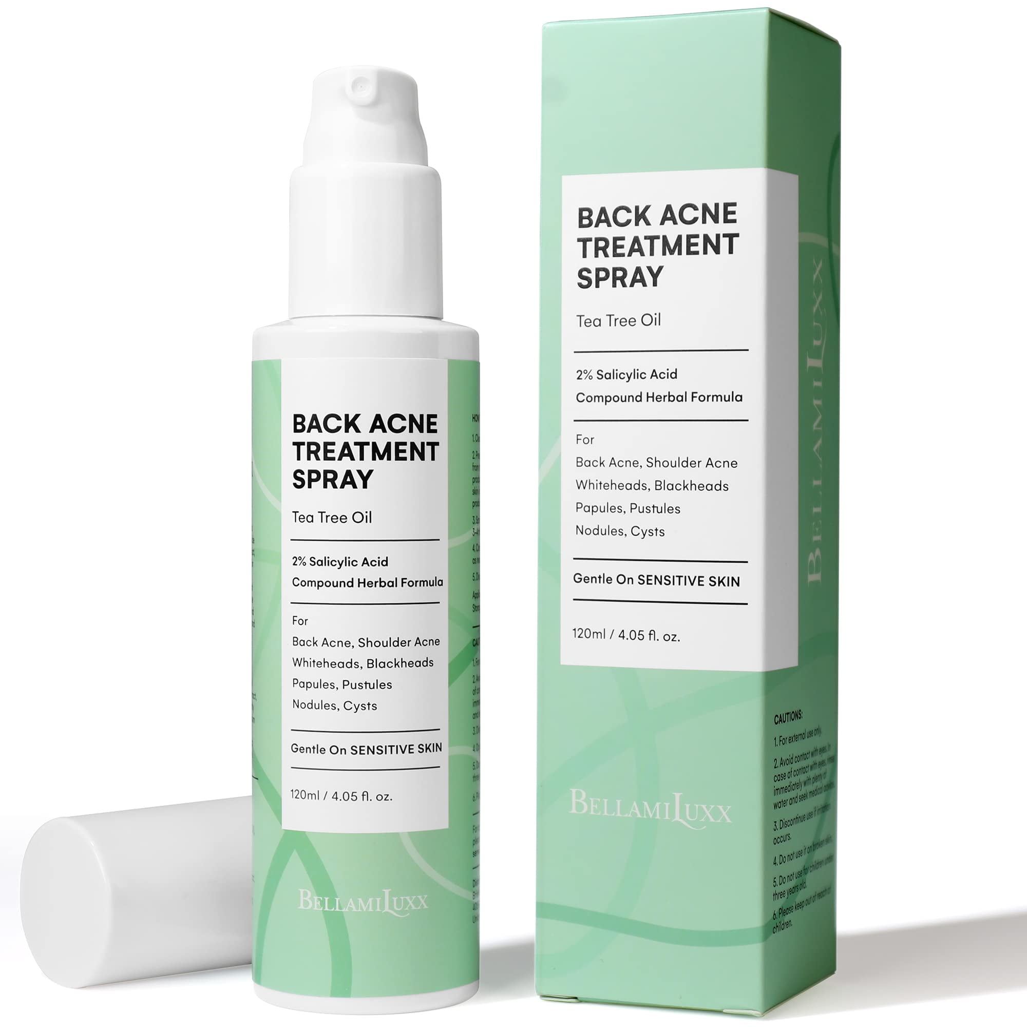 Body and Back Acne Treatment Spray: Powerful Bacne Spray for Clear ...