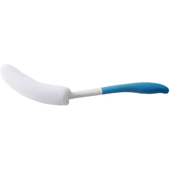 Body Back Bath Brush, Curve Long Handle Mesh Bag Sponge, Replaceable ...
