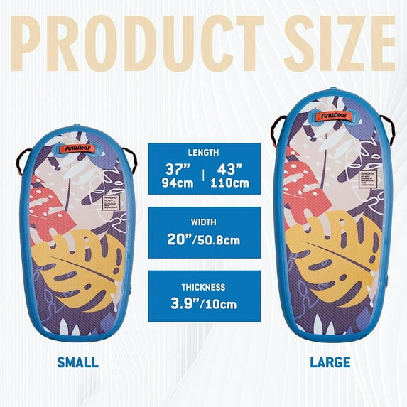 Body Board - Ultra Lightweight PVC Core Body Board for Beach and Pool ...