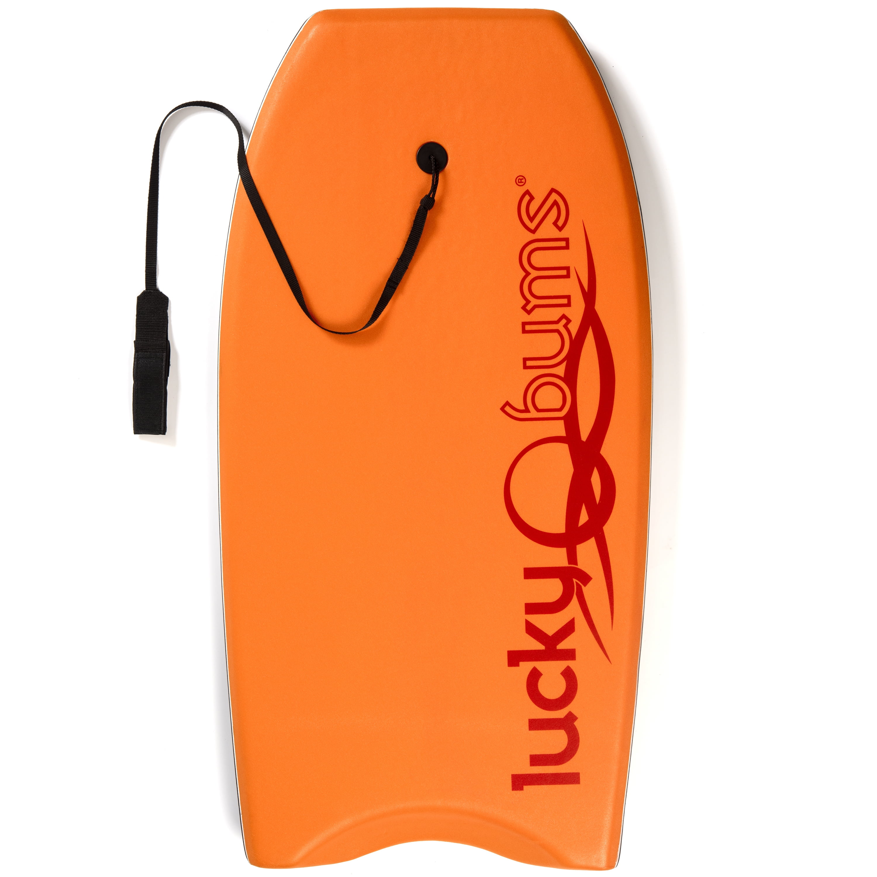Body Board by Lucky Bums with EPS Core Slick Bottom and Leash for Kids ...