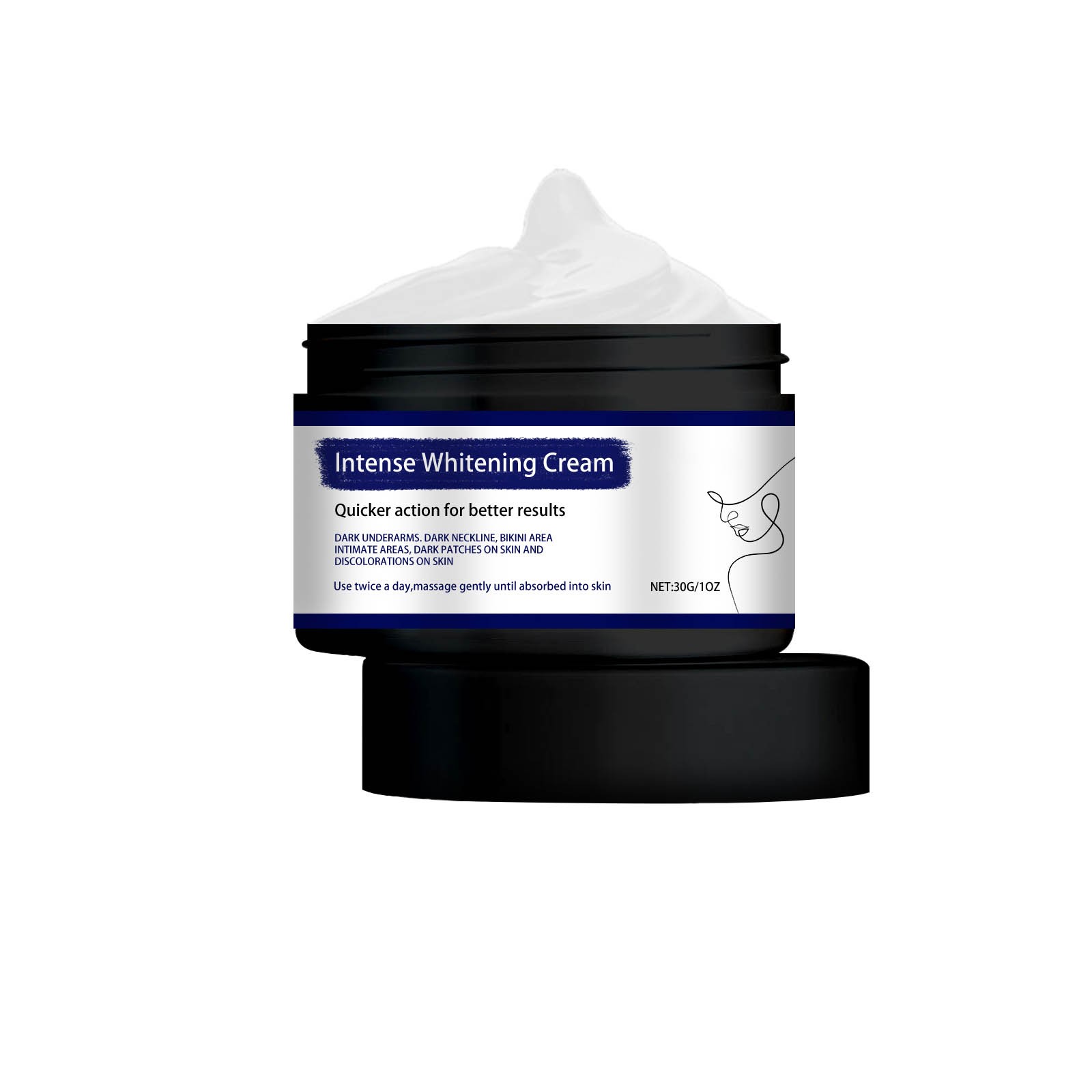 Body Brightening And Blackening Dark Whitens The Skin Deeply Nourishes ...