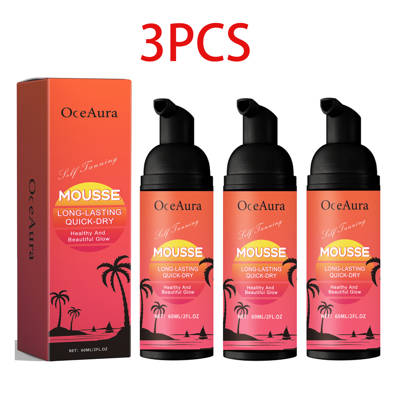Body Bronzing Mousse - Tan Enhancer,Self-Tanning,Sun-Kissed Glow ...
