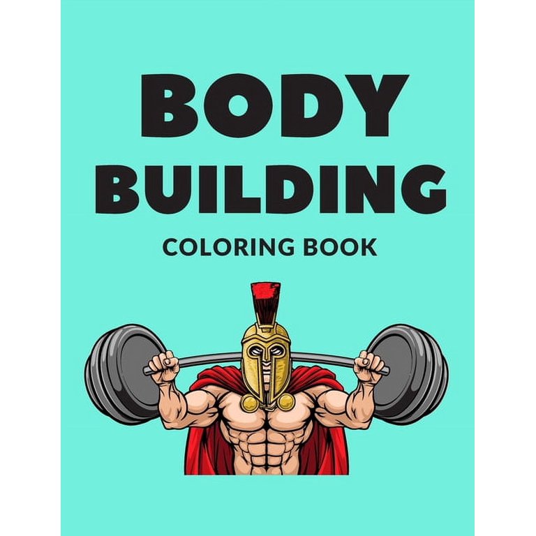 body builder coloring pages