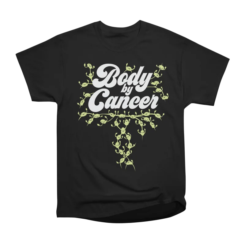 Body By Cancer Cancer Patient Black Humor Chemo Warrior Gift T-Shirt ...