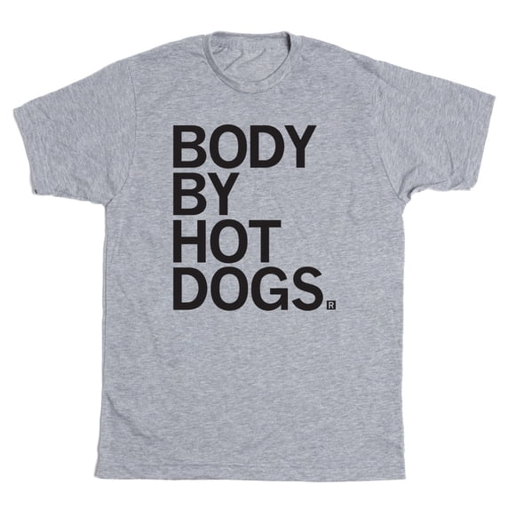 Body By Hotdogs TShirt Trending Tee Best Gift Shirts - Walmart.com