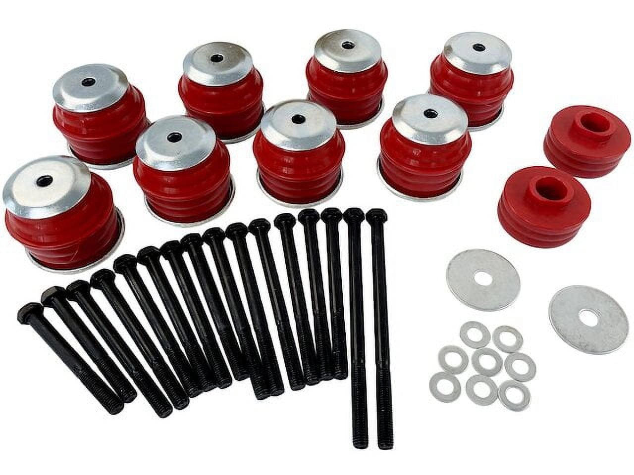 Body Cab Mount Bushing Kit - Red Polyurethane - Compatible with 2008 ...