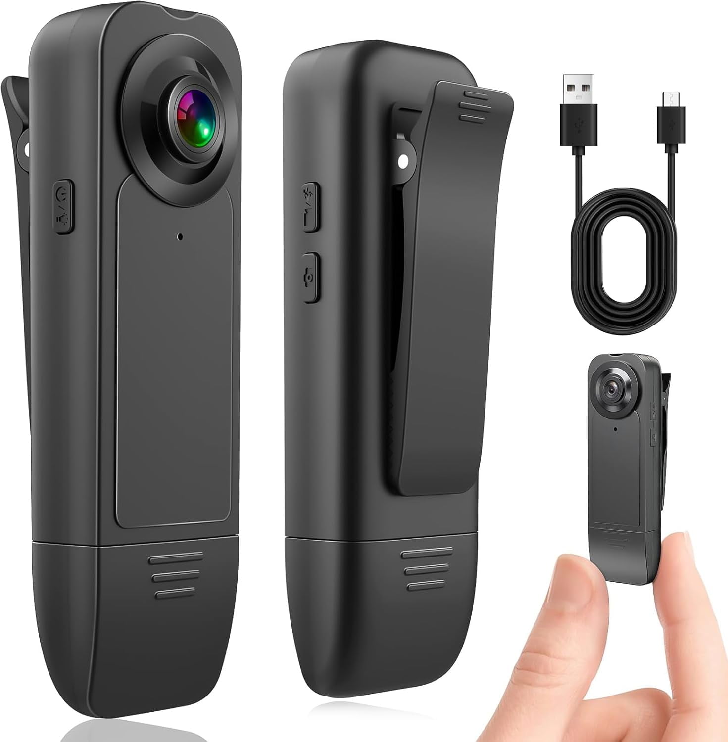 Body Camera, Mini Portable Camcorder, 1080P HD Sport Camera with Night ...