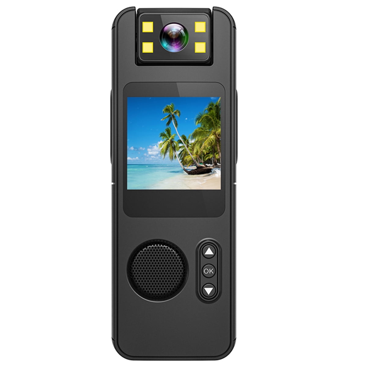 Body Cameras with Audio and Video Recording. Rotatable Lens True HD ...