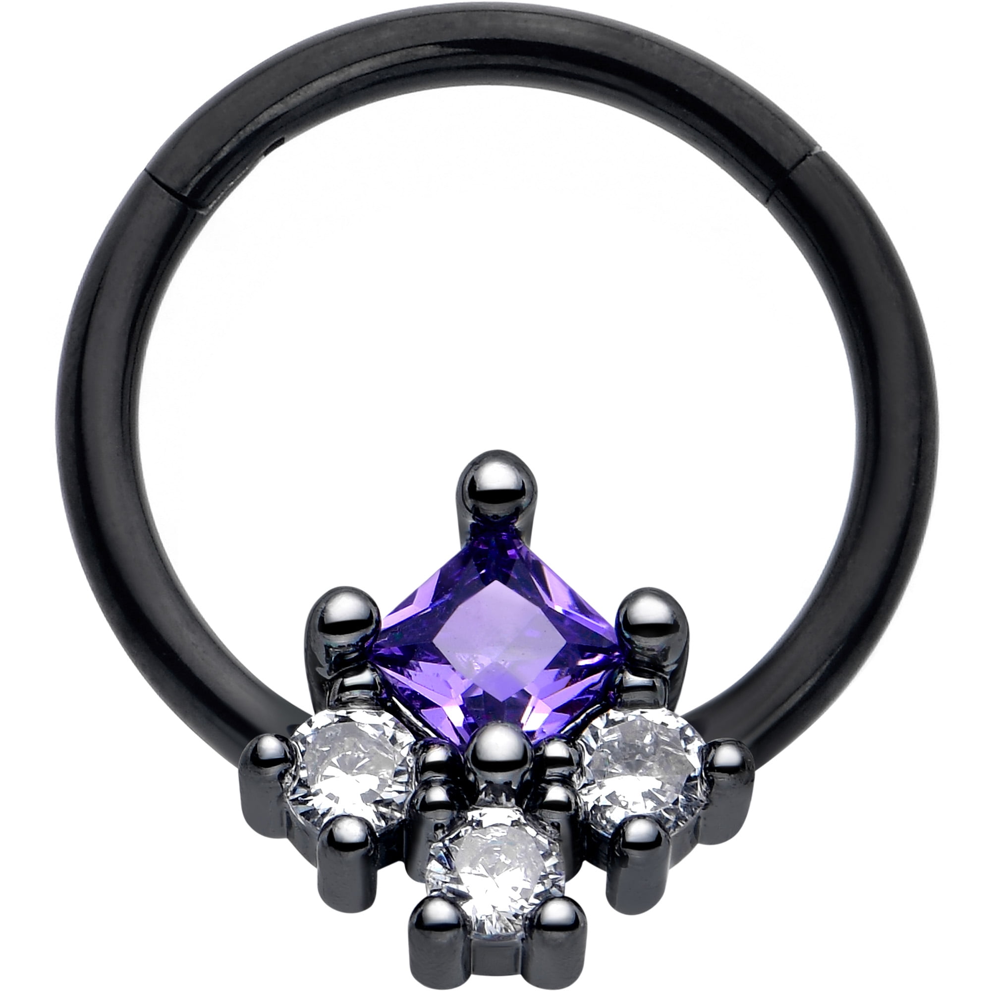 Body Candy 16G 10mm 316L Surgical Stainless Steel Segment Ring Rhombus ...