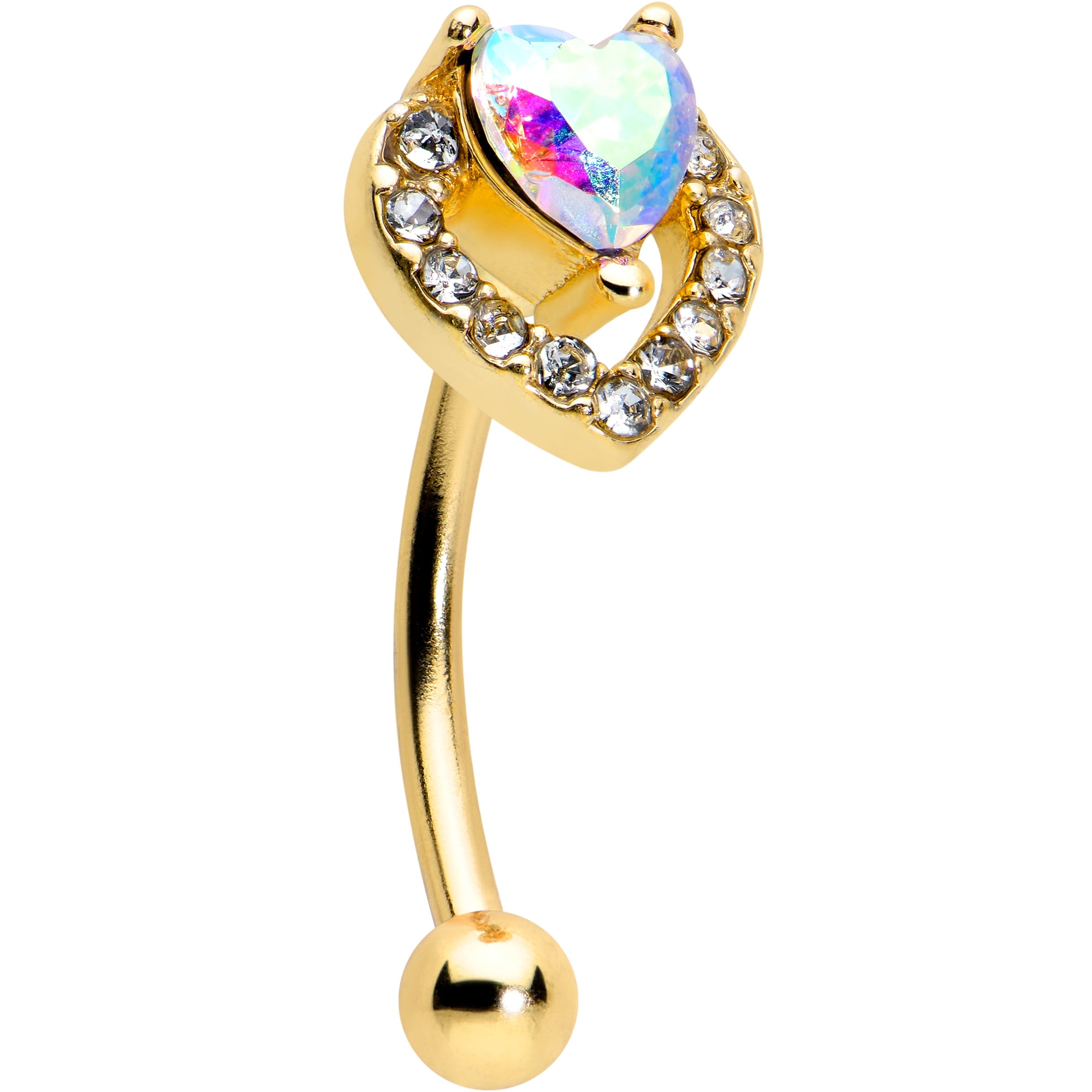 Body Candy 16G PVD Steel Eyebrow Jewelry Cartilage Tragus Conch Rook ...