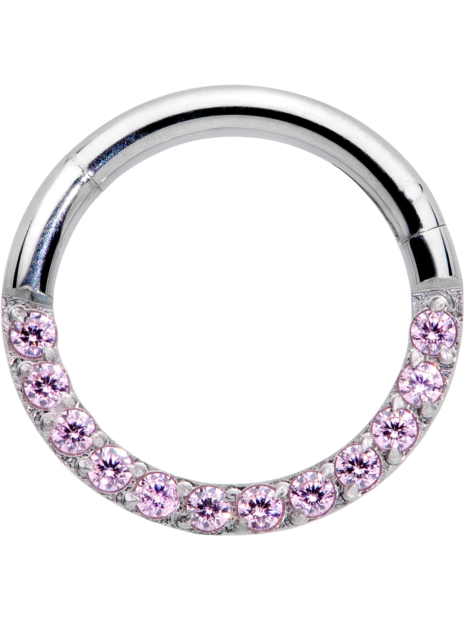 Body Candy Womens 16G Steel Hinged Segment Ring Seamless Cartilage ...