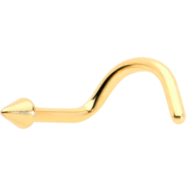 Body Candy Womens 18G ASTM F-136 Titanium Bright Nose Screw Nose Ring ...