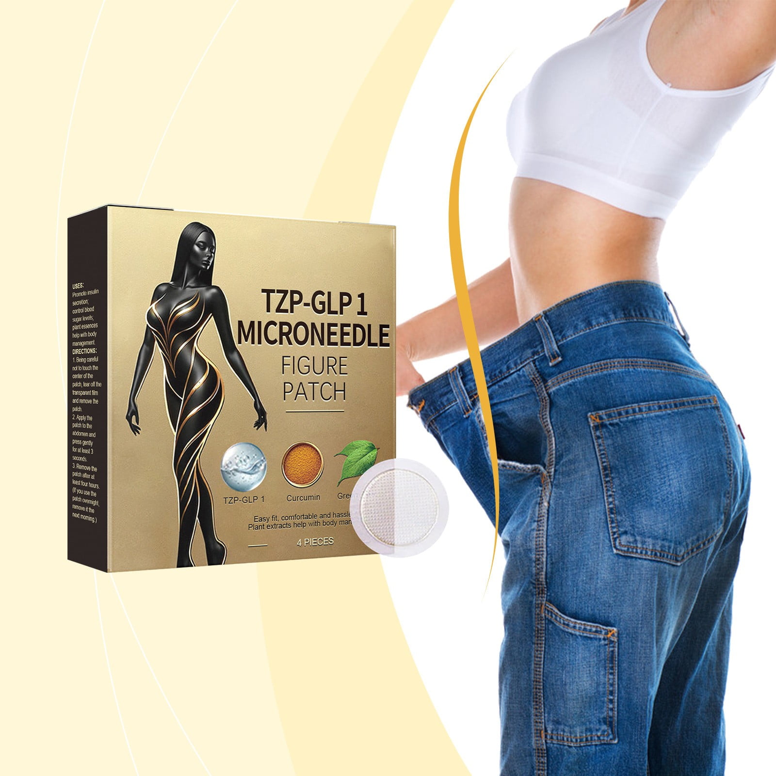 Body Care Patch: Daily Firming, Lightness, Body Skin, Figure Line Care ...