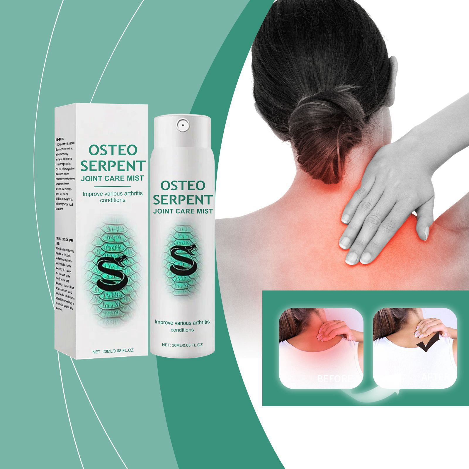 Body CareBody Care Spray Discomfort Of Wrist Knee Waist And Shoulder ...