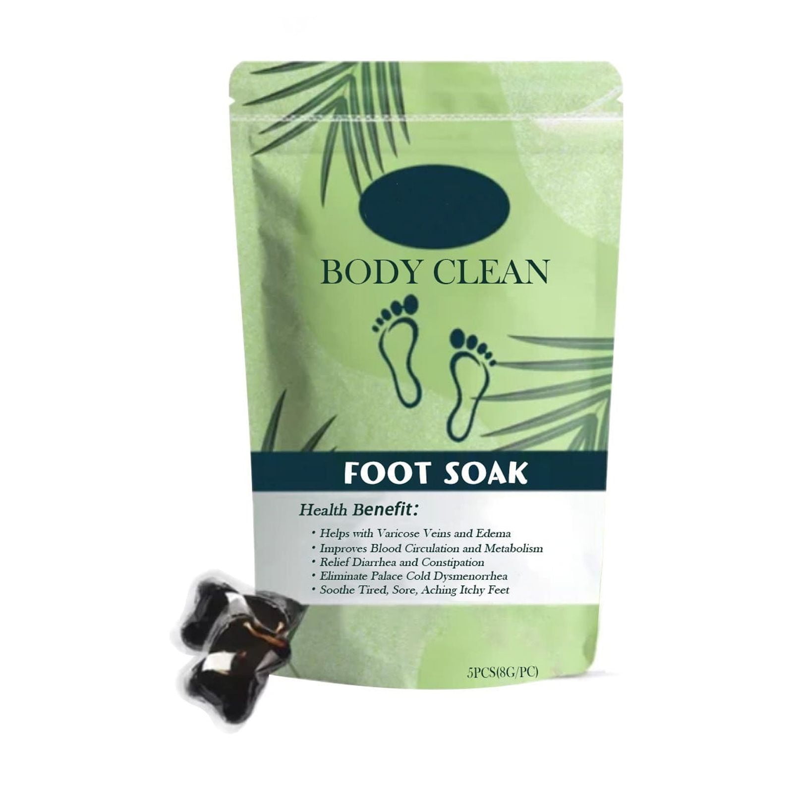 Body Clean Foot Soak with Natural Ingredients for Soothing Relief ...
