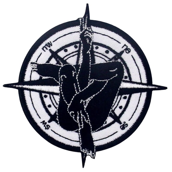 Body Compass For Life Patch Embroidered Applique Badge Iron On Sew On ...