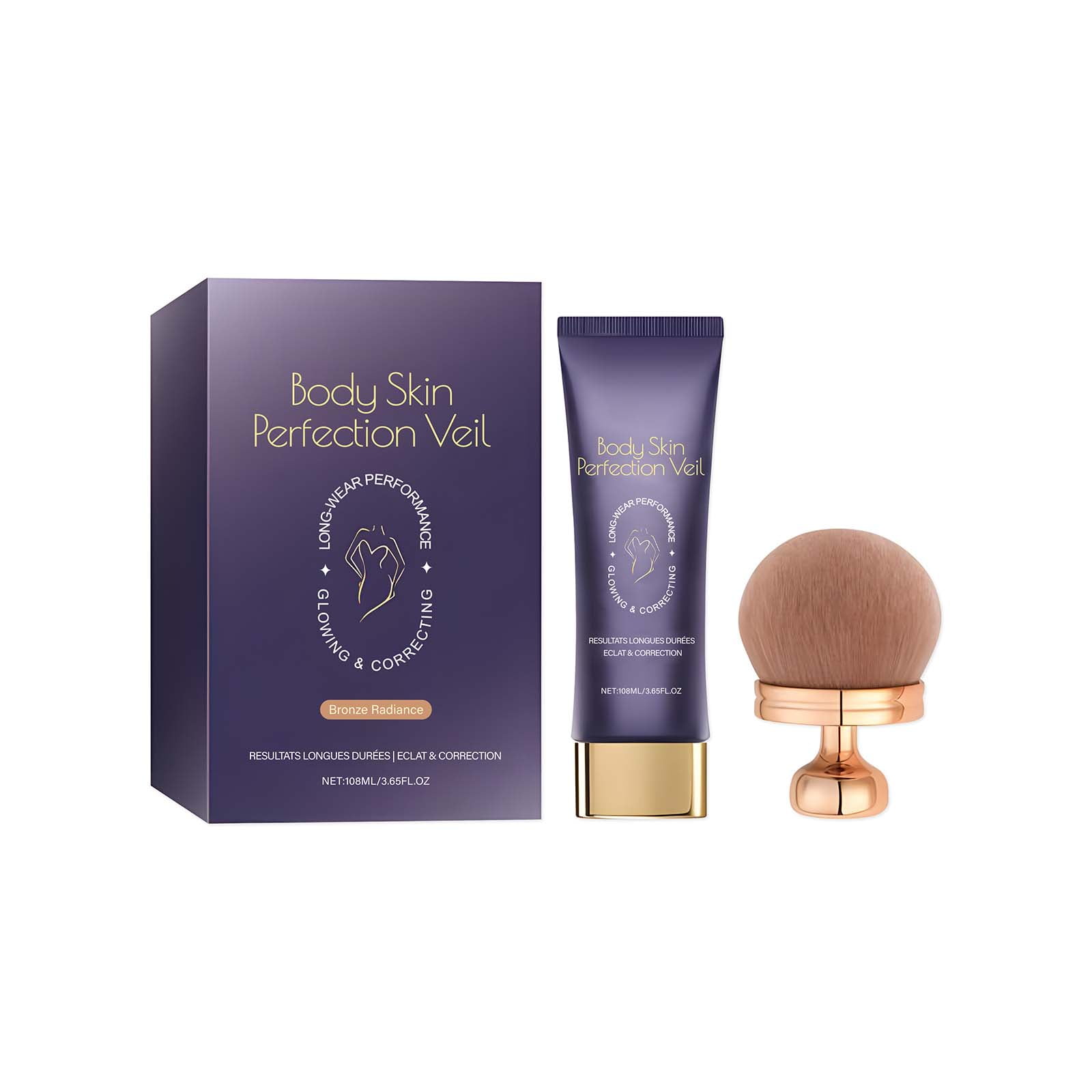 Body Coverage Perfector with Brush | Waterproof Leg & Body Makeup ...