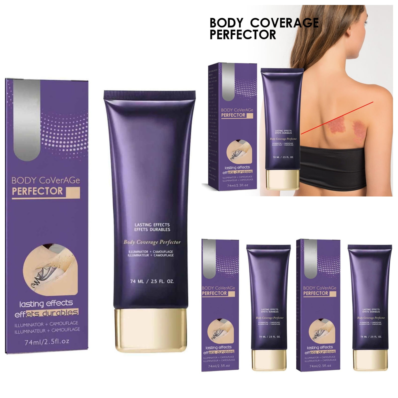 Body Coverage Perfector，Natural Radiance Shade,Waterproof Leg and Body ...