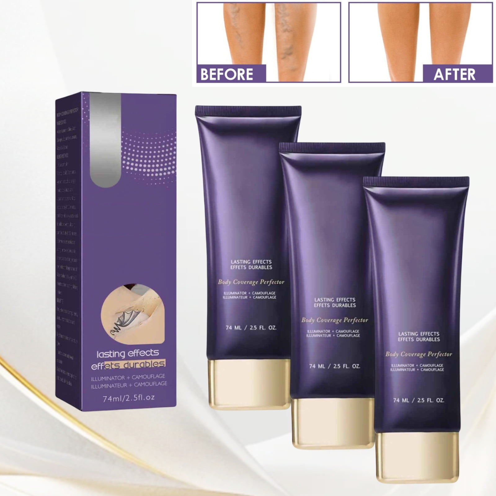 Body Coverage Perfector, Natural Radiance Shade, Waterproof Leg and ...