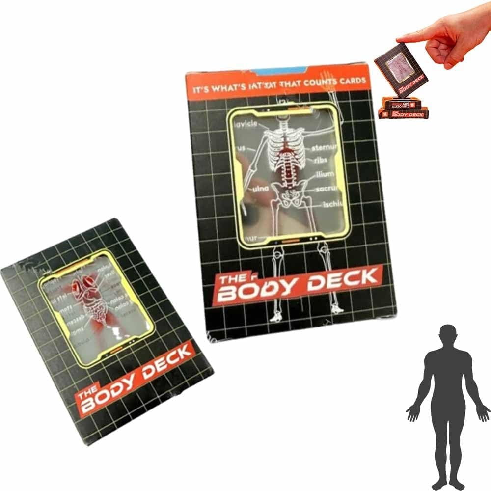 The Body Deck, Mannequin Body Deck Skeleton Playing Cards, Funny ...