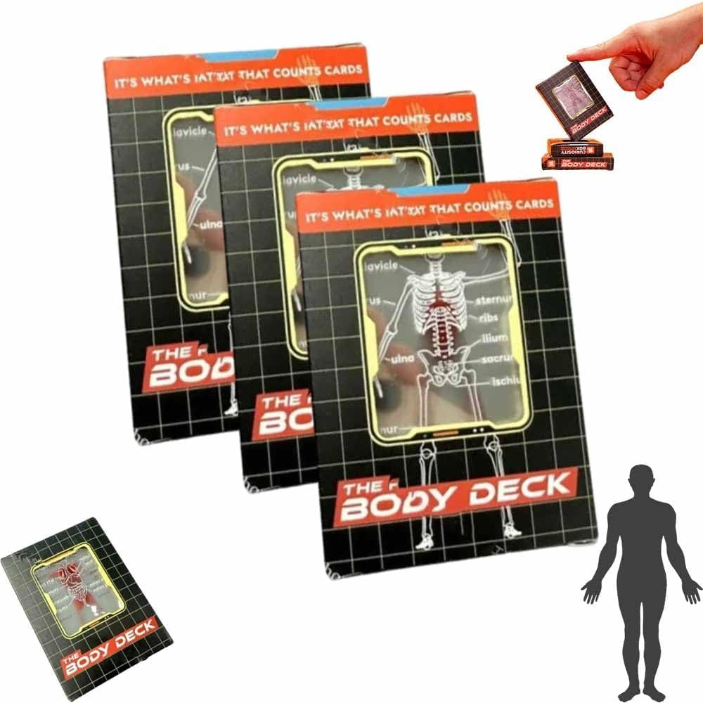 The Body Deck, Mannequin Body Deck Skeleton Playing Cards, Funny ...