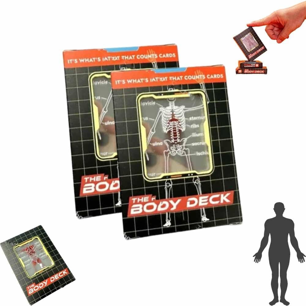 The Body Deck, Mannequin Body Deck Skeleton Playing Cards, Funny ...