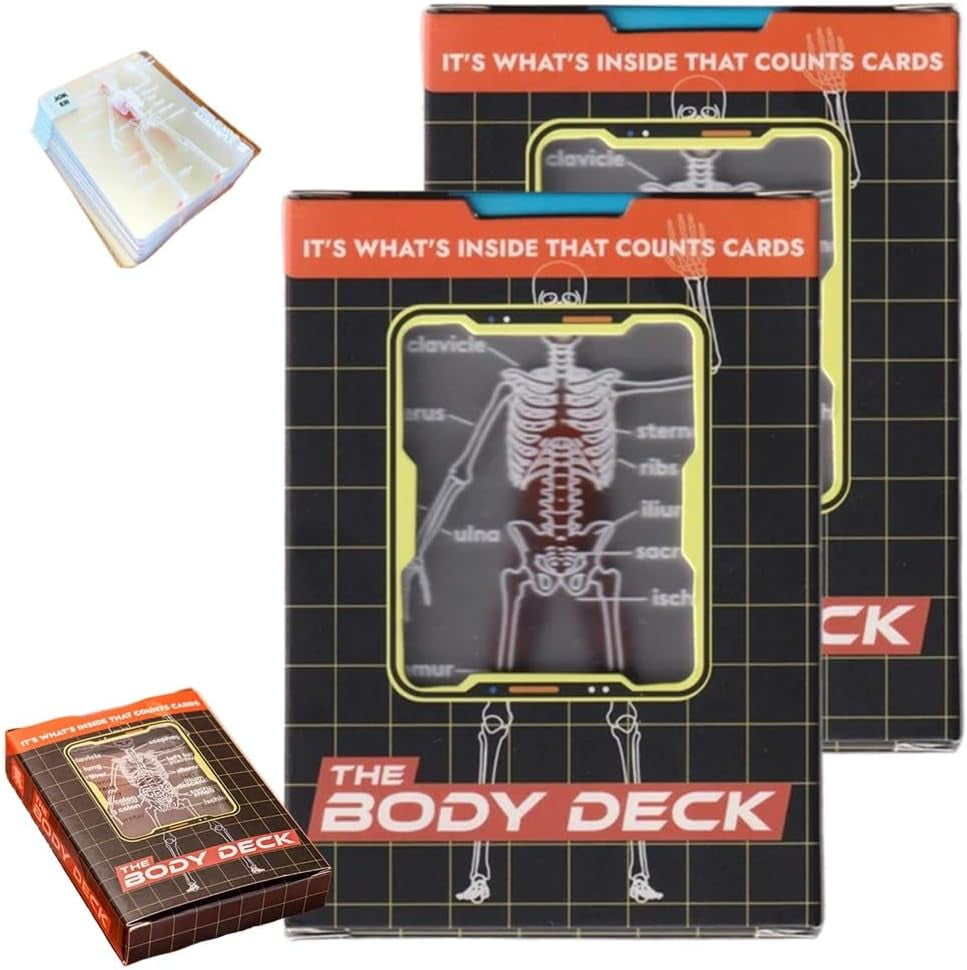 The Body Deck,Unique Transparent 3D Image of The Human Anatomy Playing ...