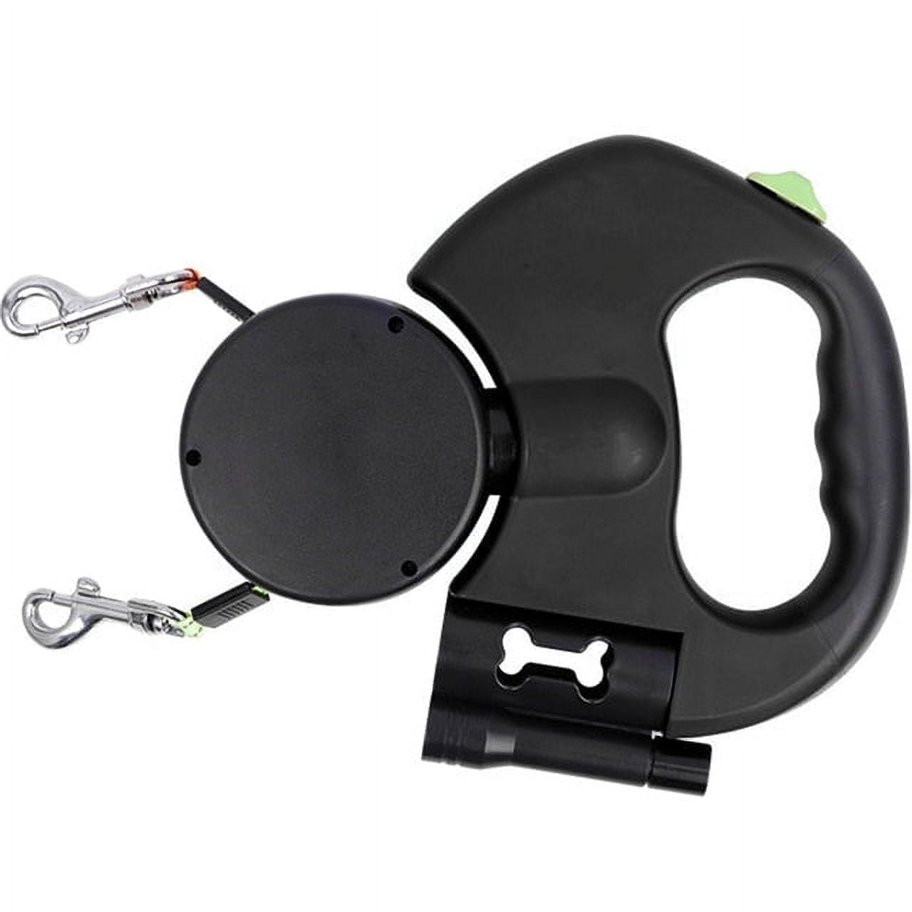 Paw's Trail Double Retractable Dog Leash - For Two Dogs Up to 50 lbs ...