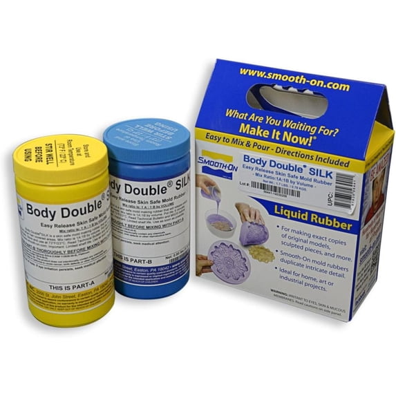 Free Shipping! Body Double Silk Lifecasting Silicone - Pint Unit ...