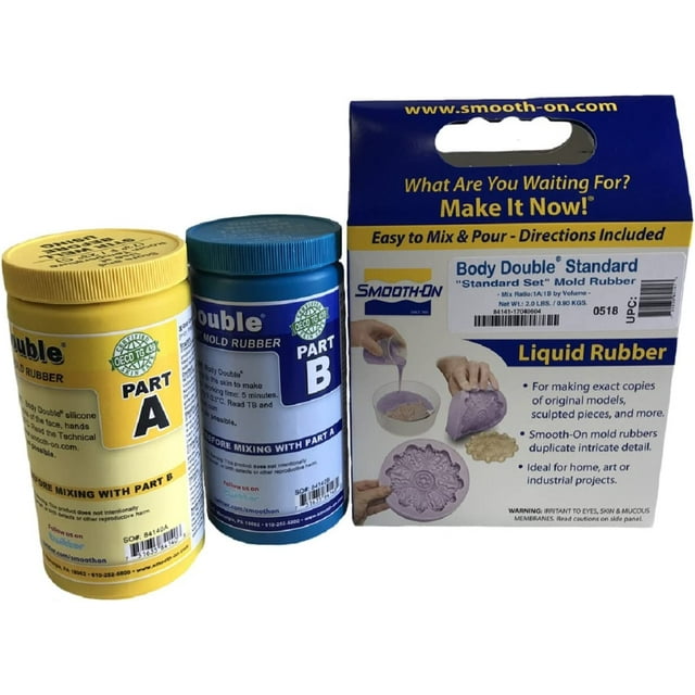 Body Double Standard Set - “Apply to Skin” Platinum Silicone Rubber ...