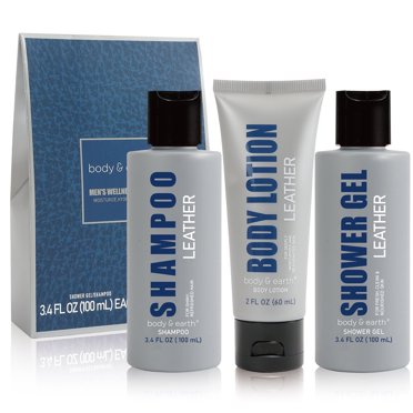 Body & Earth Bath Gift Sets for Men, 8 Pcs Spa Gift Basket with Body ...