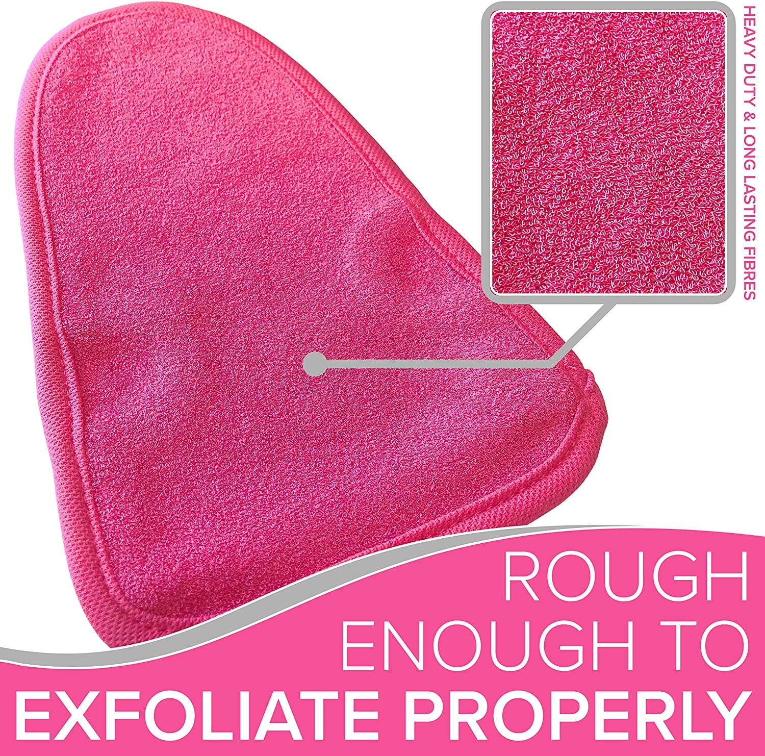 Body Exfoliating Scrub Glove - Loofah Glove Dry Dead Flakey Tanning ...