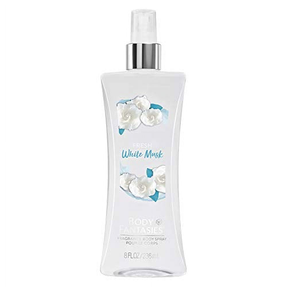 Body Fantasies Signature Perfume Body Spray, Fresh White Musk, 8 Fluid ...