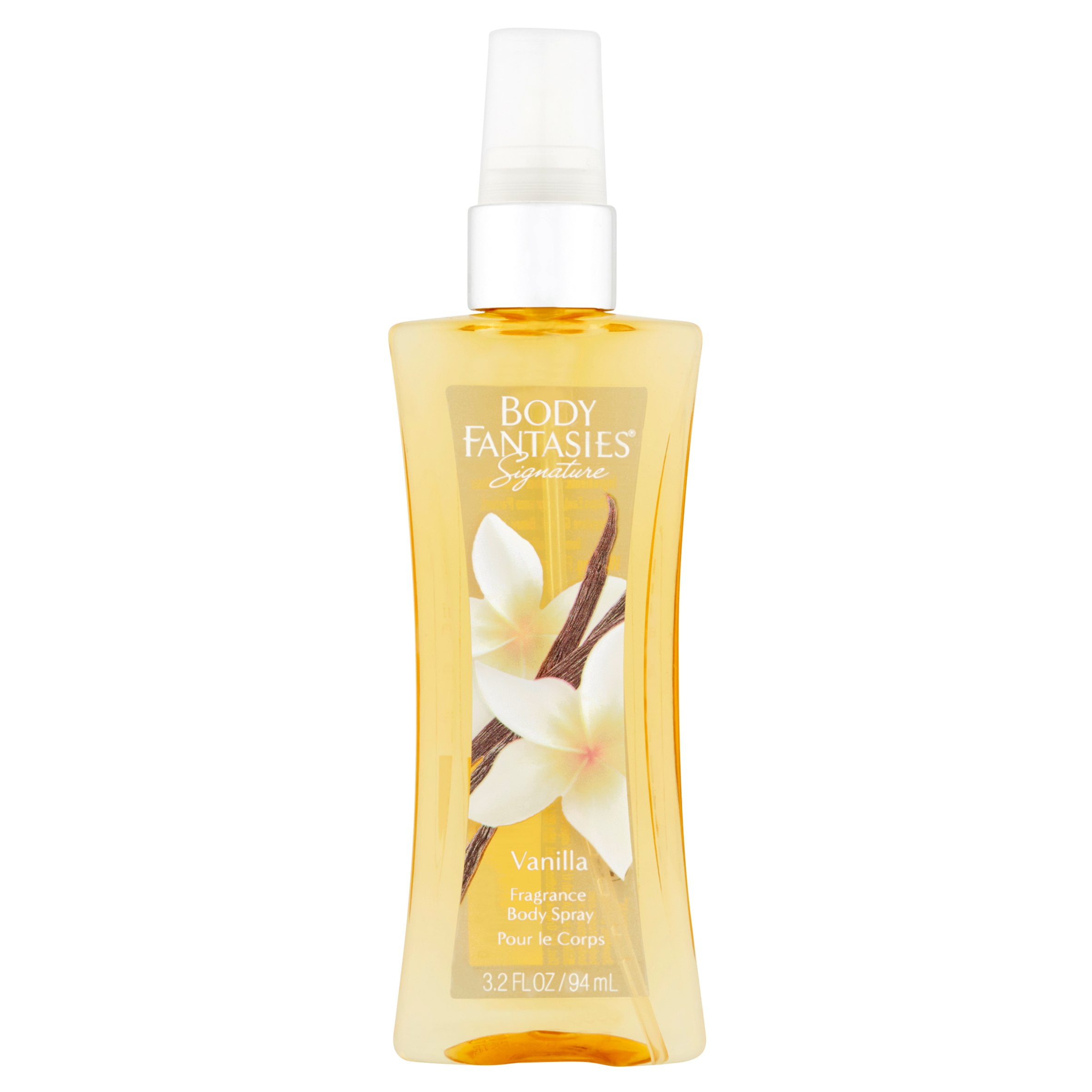 Body Fantasies Signature Vanilla Fantasy Body Spray 3.2 fl oz Long Lasting Sweet Floral Scent