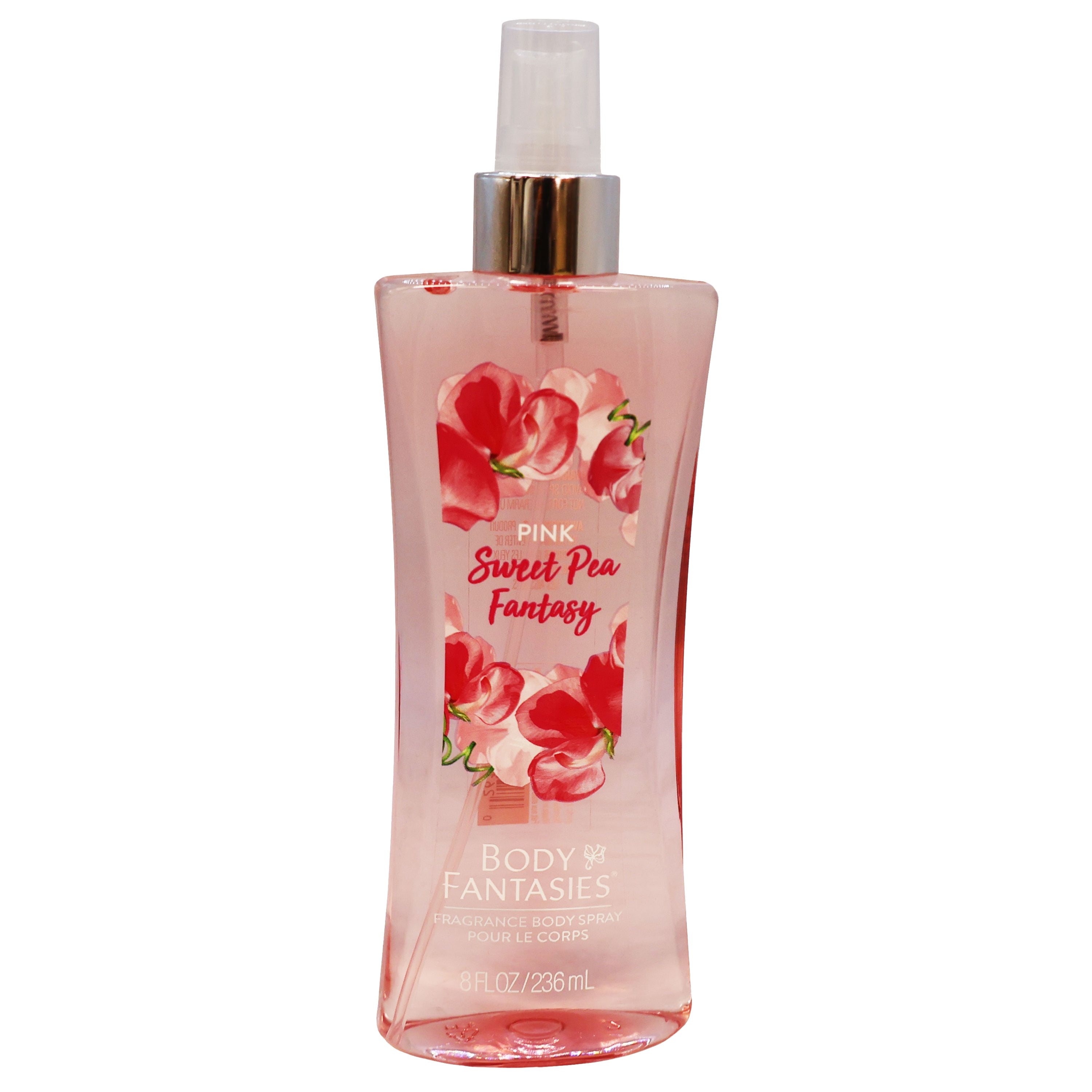 Body Fantasies Signature Pink Sweet Pea Fantasy Body Spray for Women 8 ...