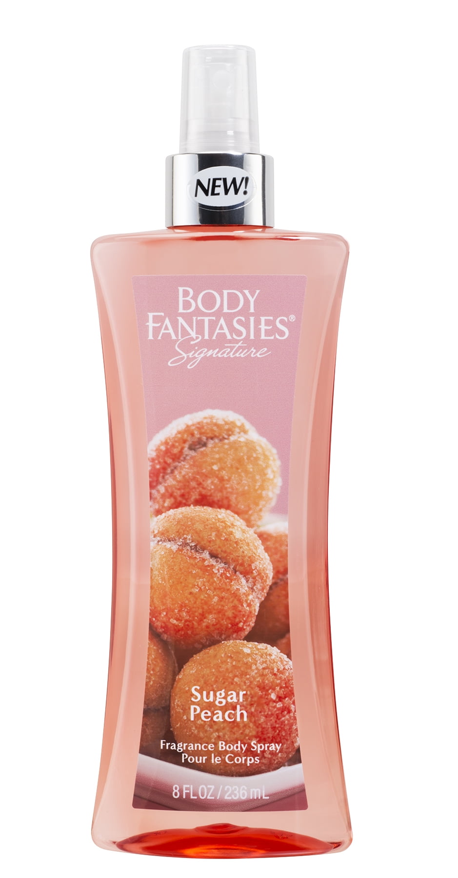 Body Fantasies Sugar Peach Body Spray, 8 fl.oz. - Walmart.com