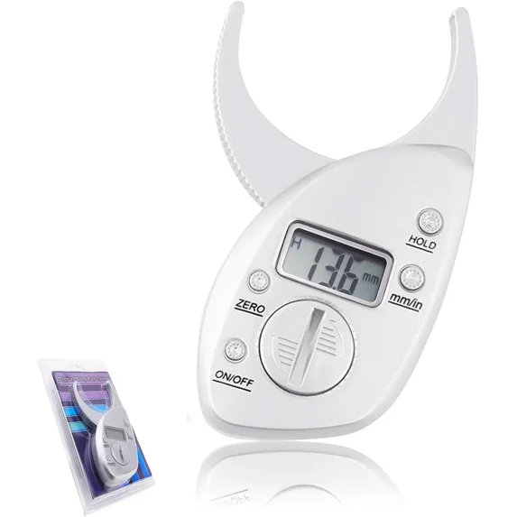 Body Fat Caliper Analyzer Digital Skinfold Measurement Instrument ...