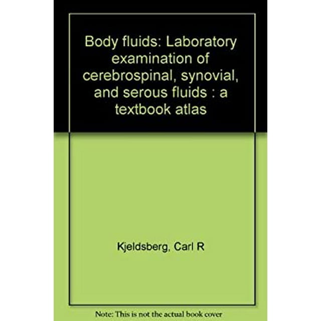 Pre-Owned Body Fluids - Laboratory Examination and Cerebrospineal ...