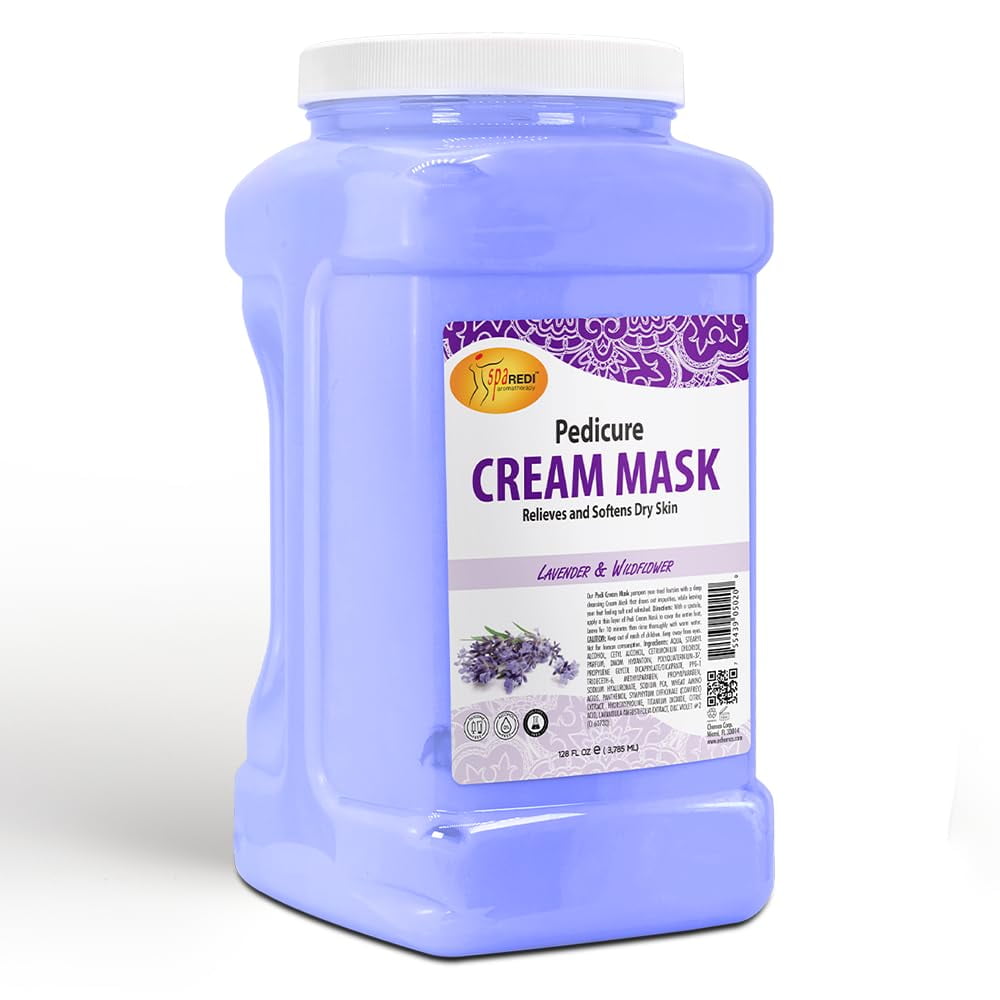 Body Foot Cream Mask, Lavender Wildflower, 128 Oz Pedicure Massage for ...
