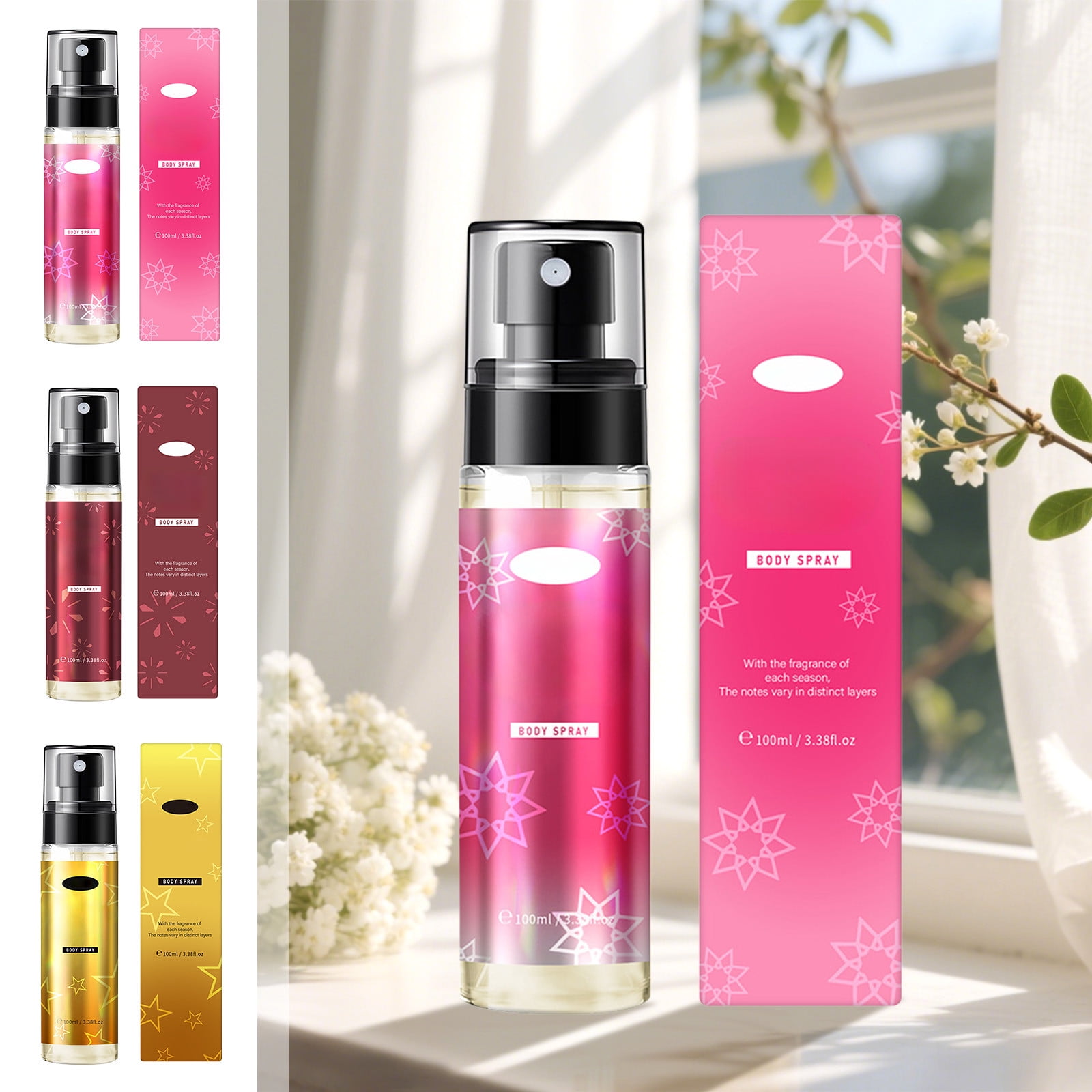 Body Fragrance Mist, Long-Lasting Scented Spray for Men & Women ...