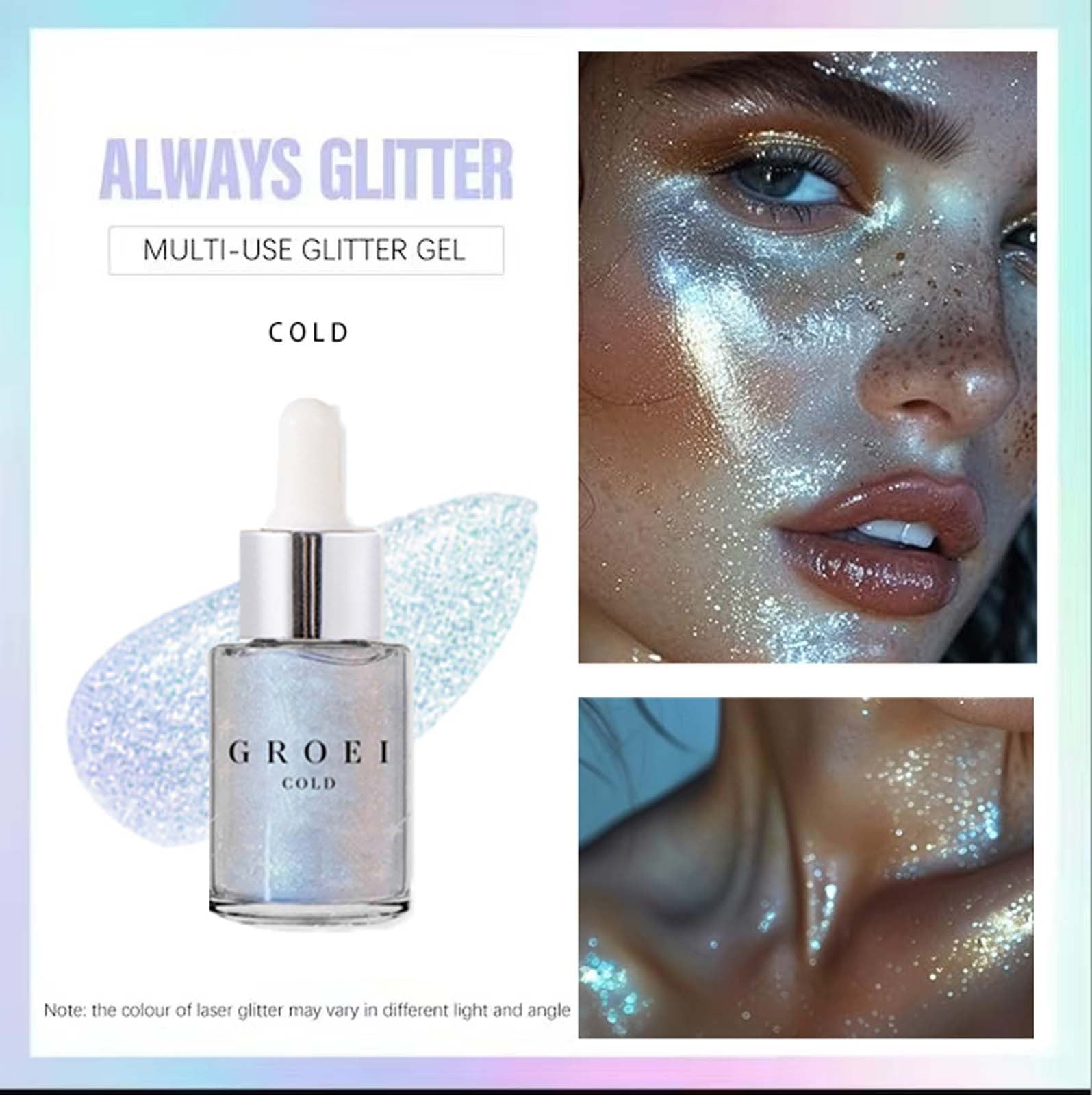 Body Glitter Oil, Illuminating Glitter Serum Illuminating Glitter Body ...