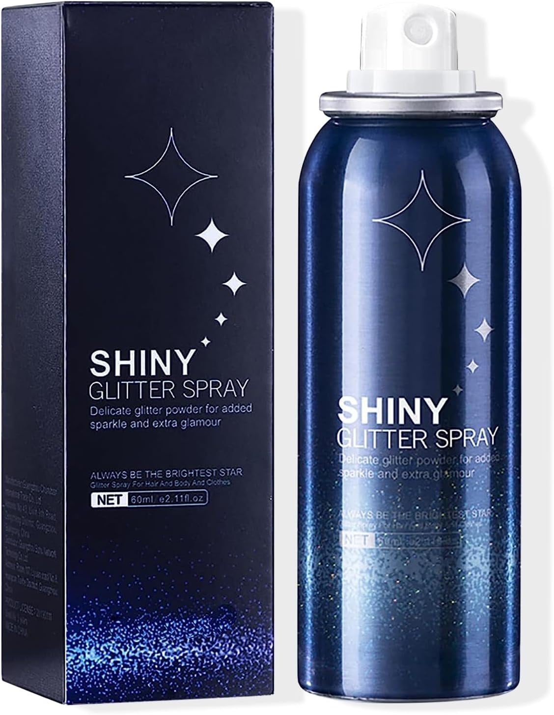 Body Glitter Spray for Hair and Body, Hairspray for Clothes, Long ...