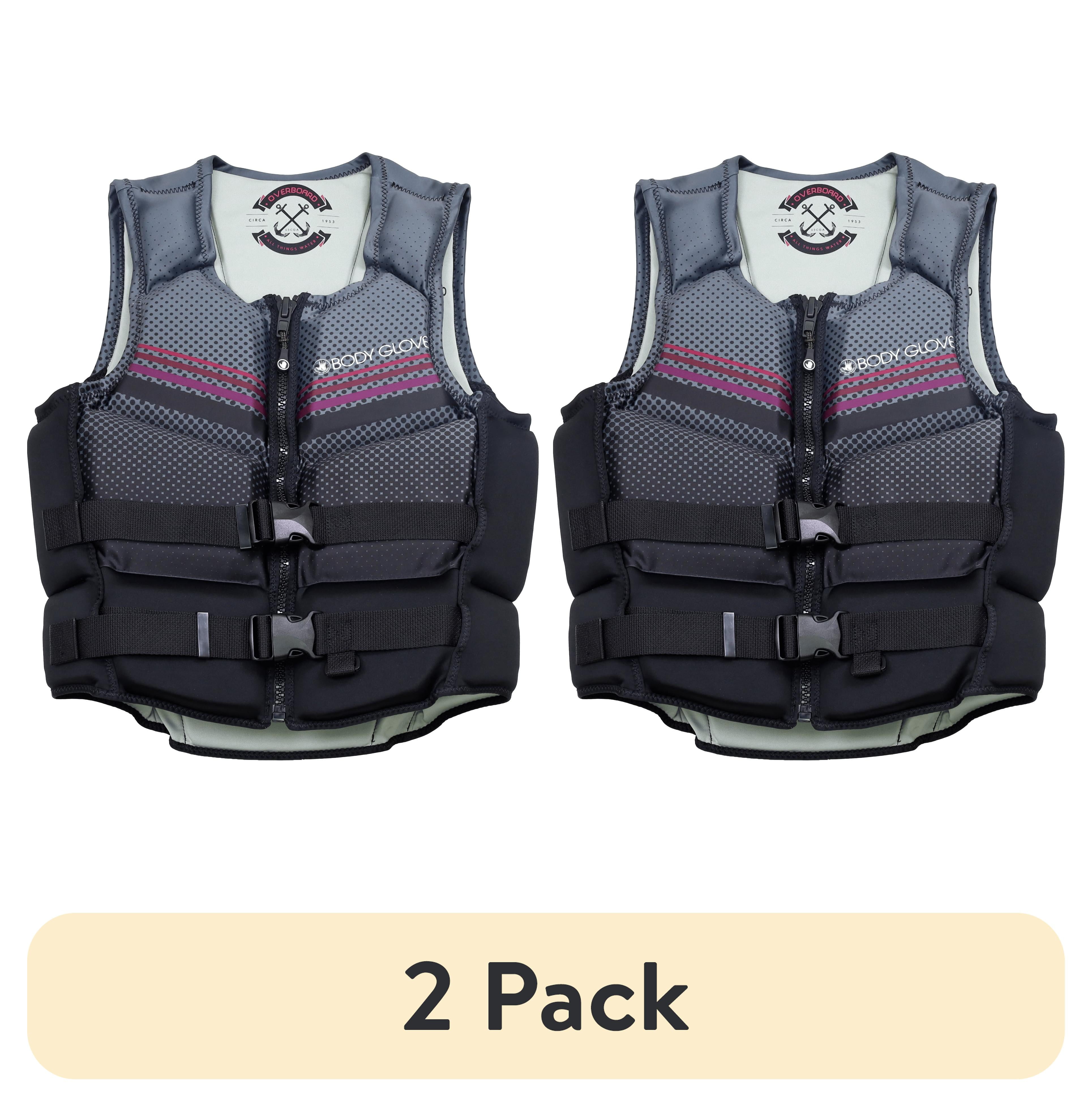 (2 pack) Body Glove Men's and Women's Overboard Evoprene Adult PFD Life ...