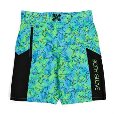 Body Glove Boys' Swim Trunks - UPF 50+ Quick Dry Bathing Suit, Sizes 8 ...