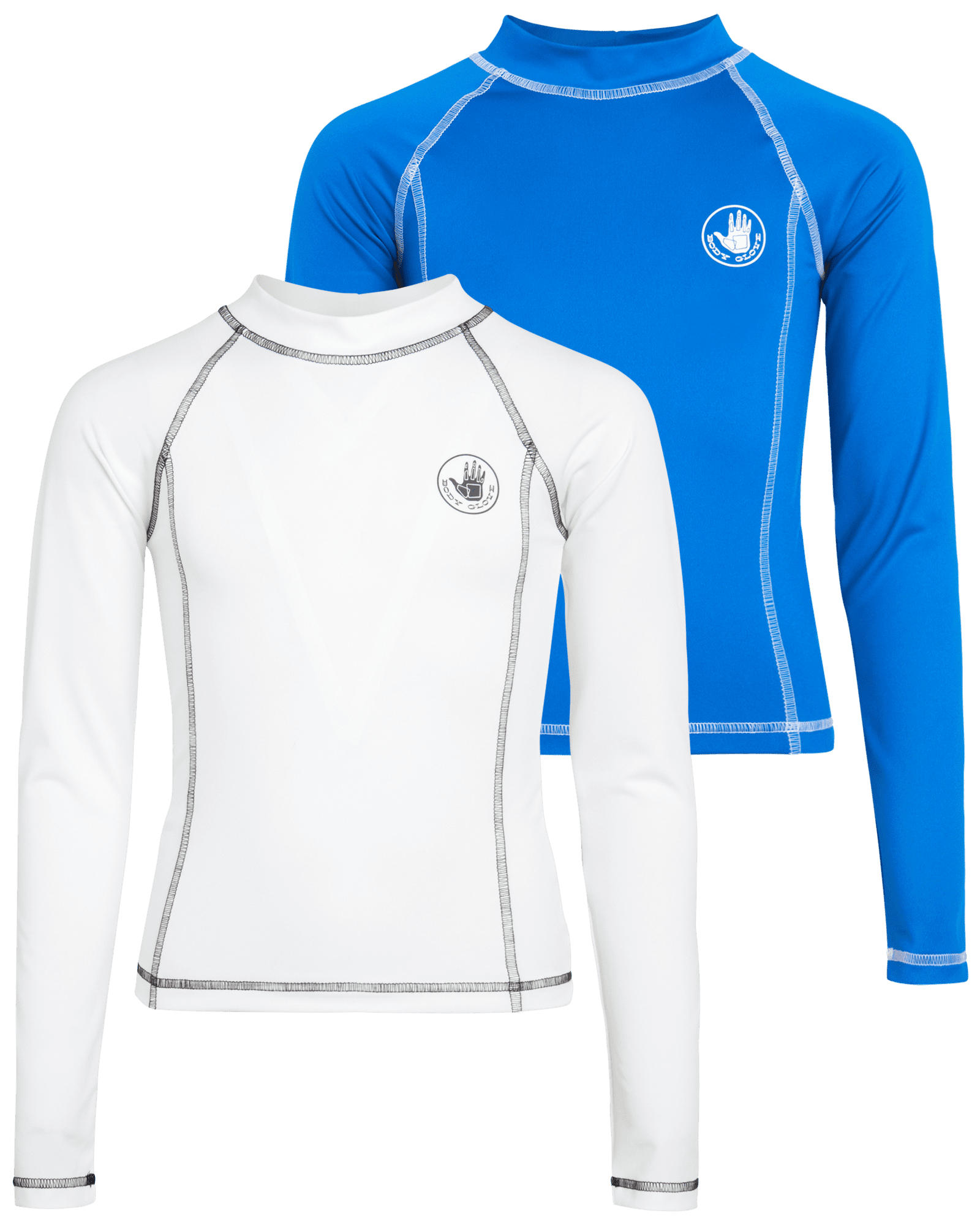 Body Glove Boys' UPF 50+ Long Sleeve Rash Guard Swim Shirt – 2 Pack ...