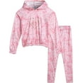 Body Glove Girls' Fleece Jog Set - 2 Piece Cozy Pullover Hoodie and ...