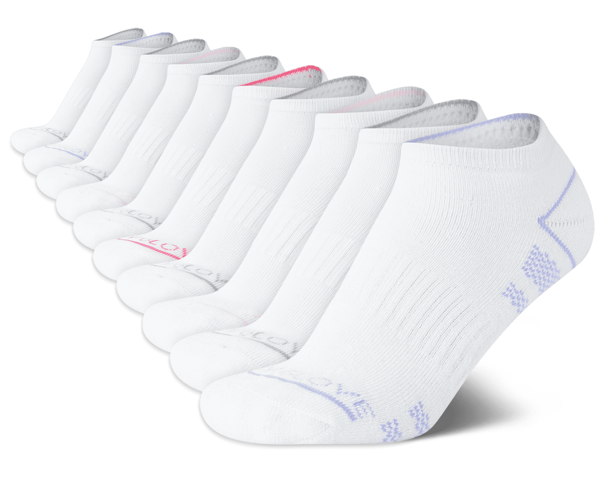 Body Glove Girls' Socks - 10 Pack Performance Cushion Athletic No Show ...