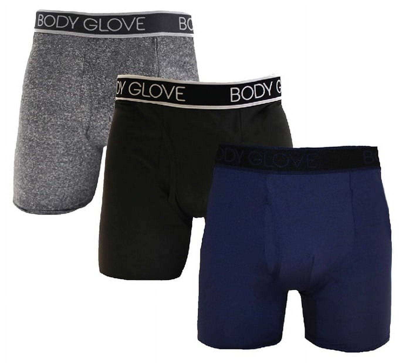 Body Glove Men's Ultra Soft 3-Pack Performance Stretch Boxer Briefs ...