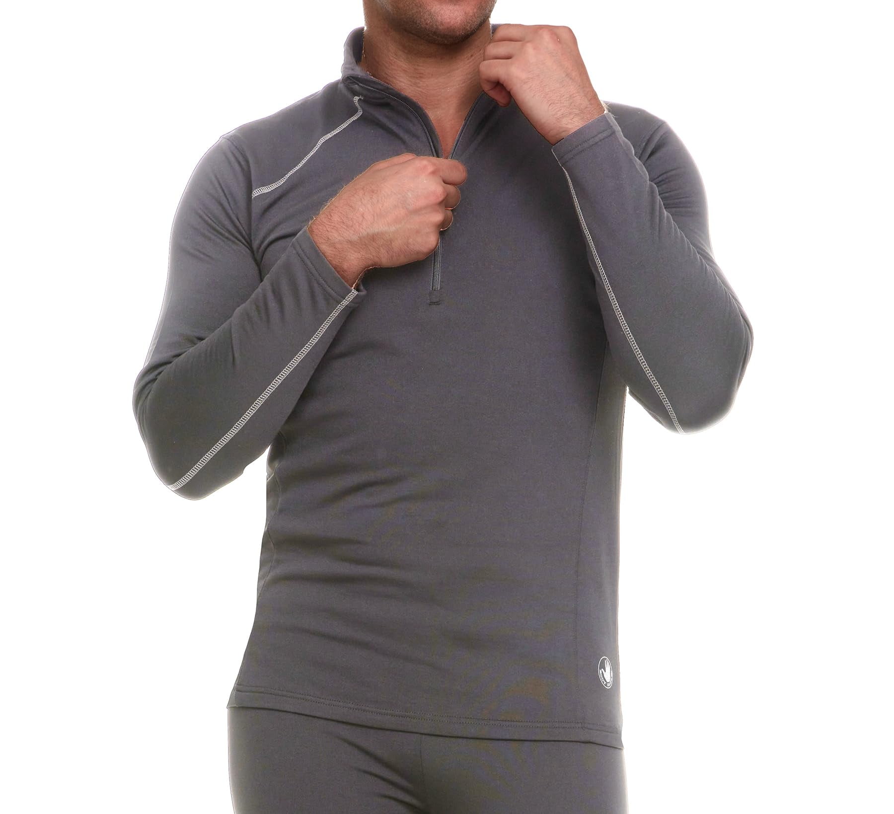 Body Glove Men's Thermal Top - Warm Winter Shirt - Collared Long Sleeve Thermal Undershirt for ...